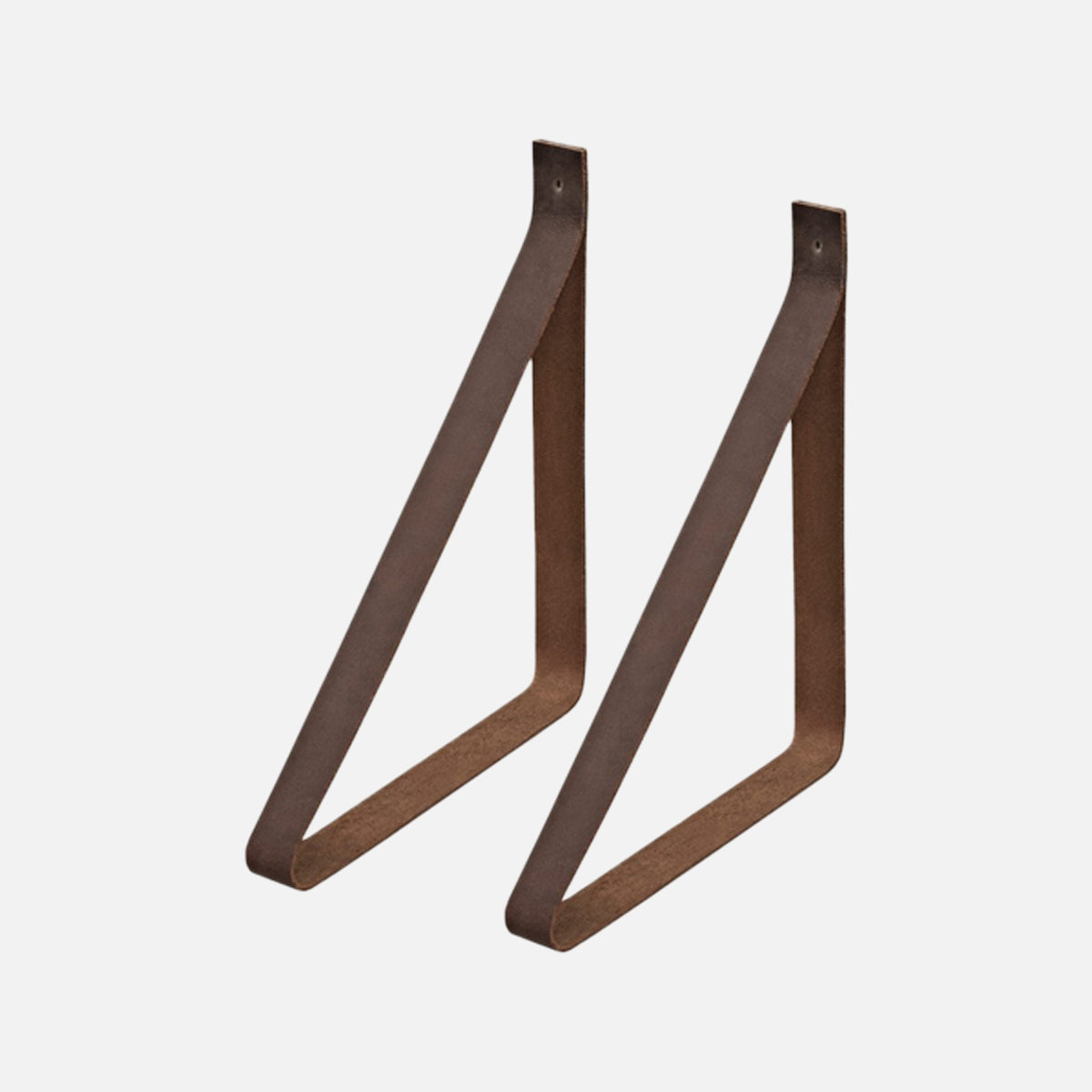 Leather Loop Brackets 200-250mm (Pair) | Shelving Shop