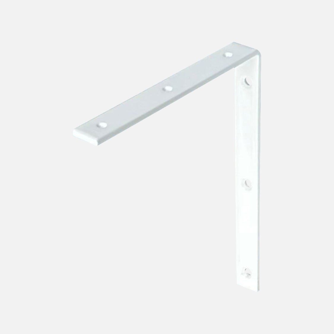 Strong Steel Shelf Bracket Matte White 200x250x25mm | Shelving Shop