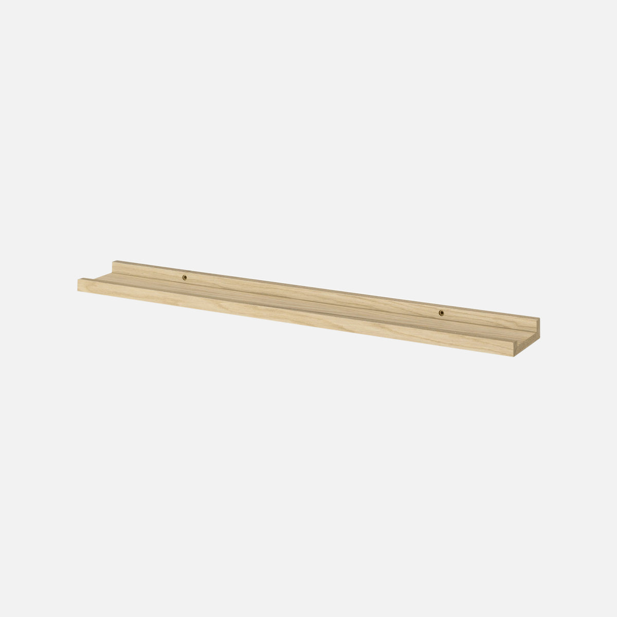 Ledge Shelf Real Oak Wood Veneer 115x10cm | Shelving Shop