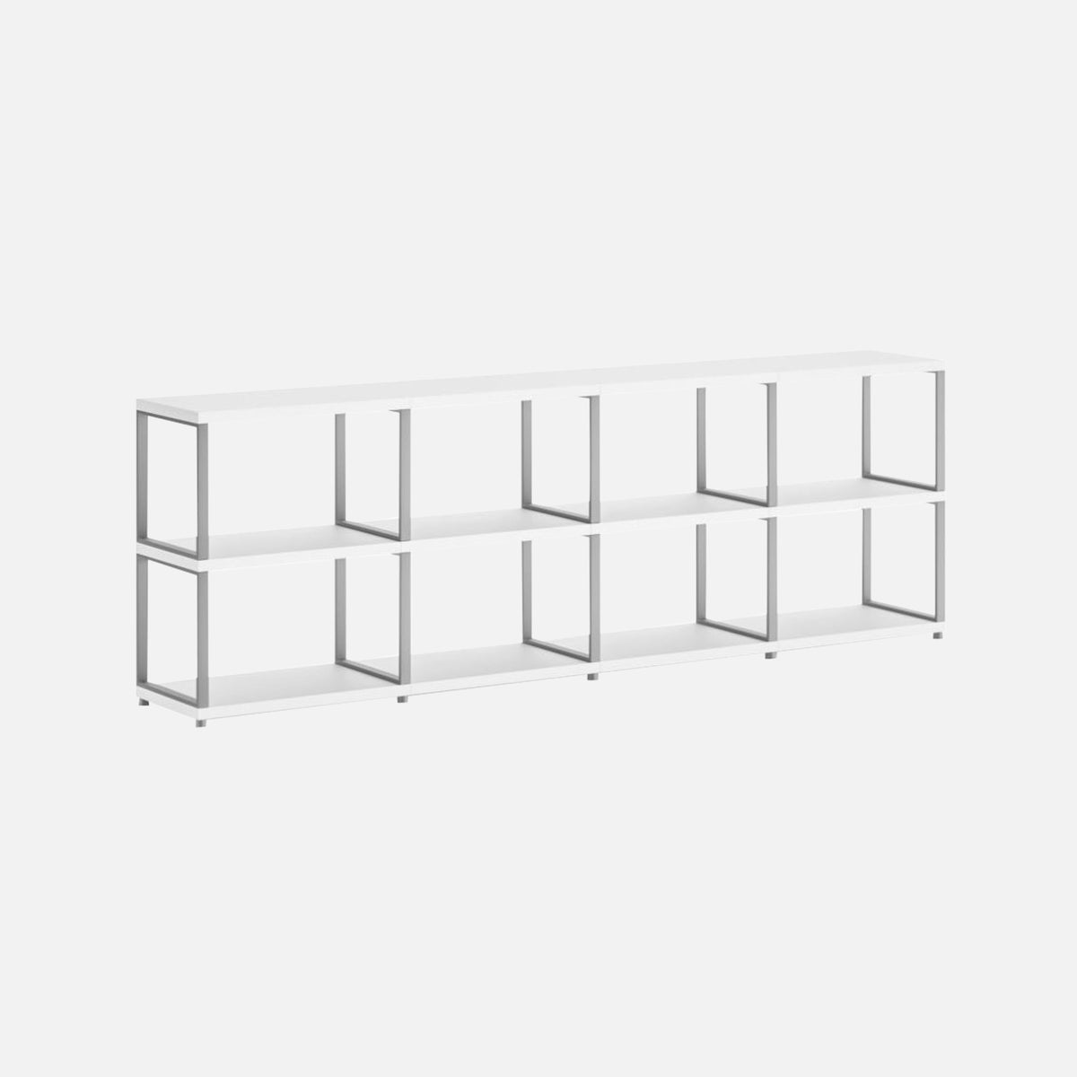 Boon MAXX Metal White On Grey 4x2 | Shelving Shop