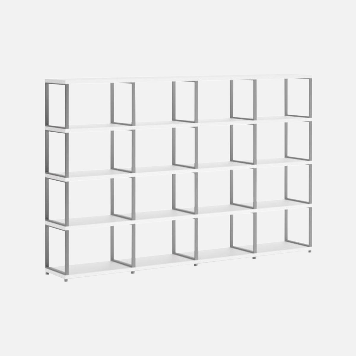 Boon MAXX Metal White On Grey Rail Brackets 4x4 | Shelving Shop
