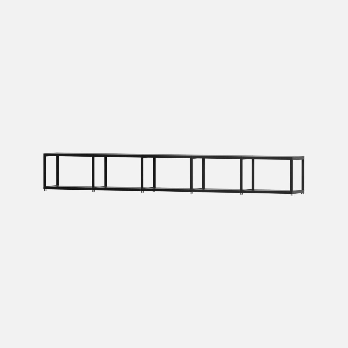 Boon MAXX Metal Black & Black 5x1 | Shelving Shop