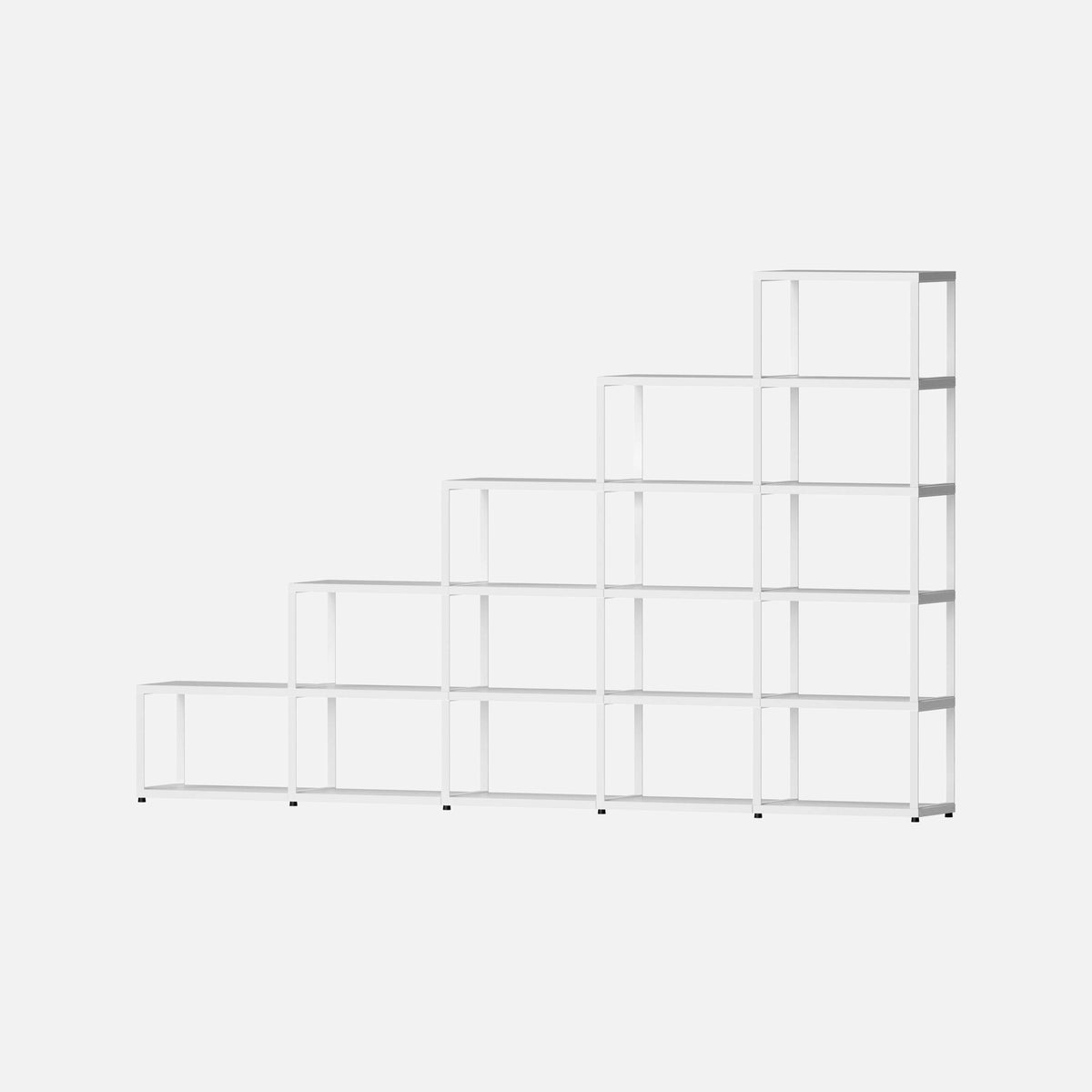 Boon MAXX Metal White & White 5 Step | Shelving Shop