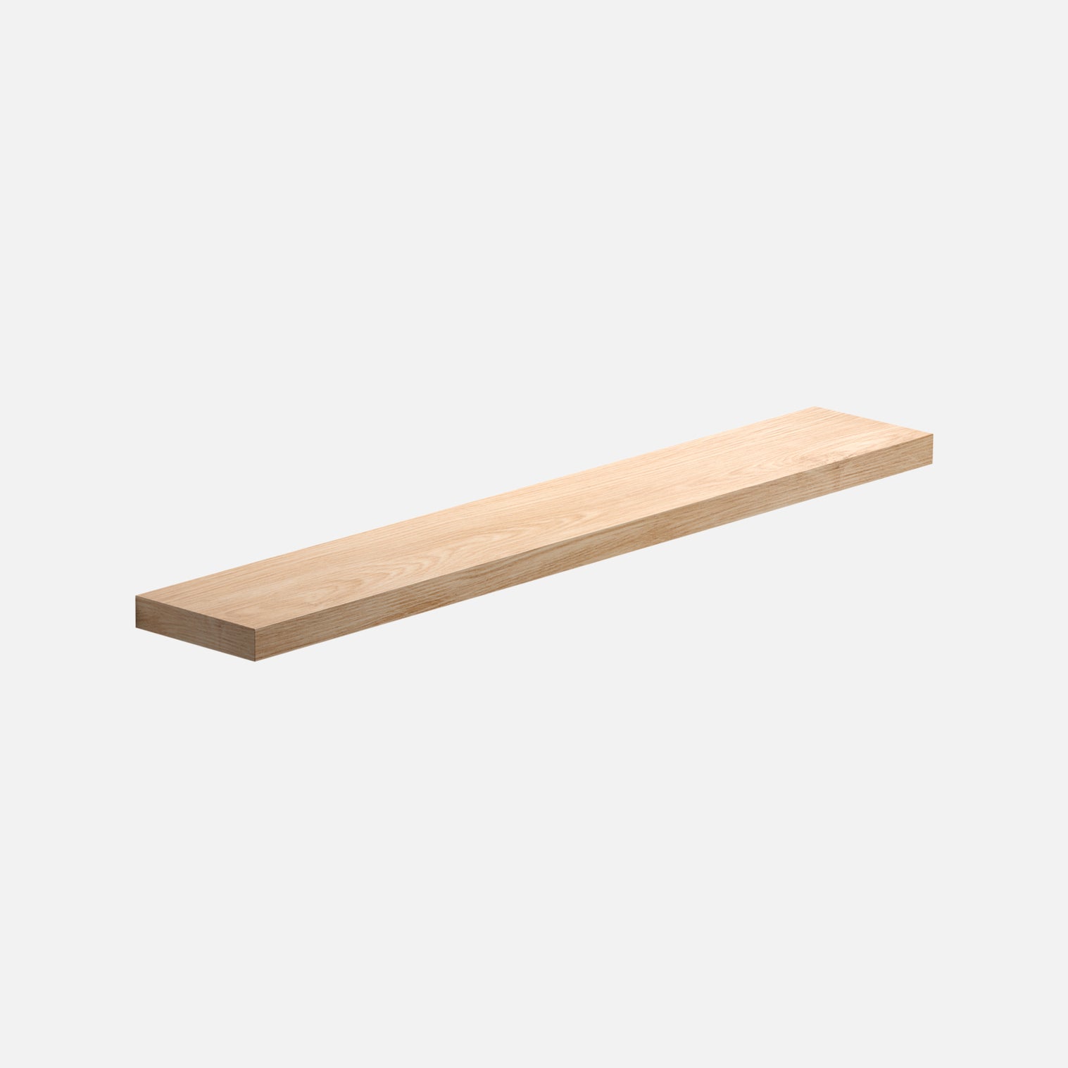 Rustic Ash Floating Shelf 1500x250x50mm | Shelving Shop