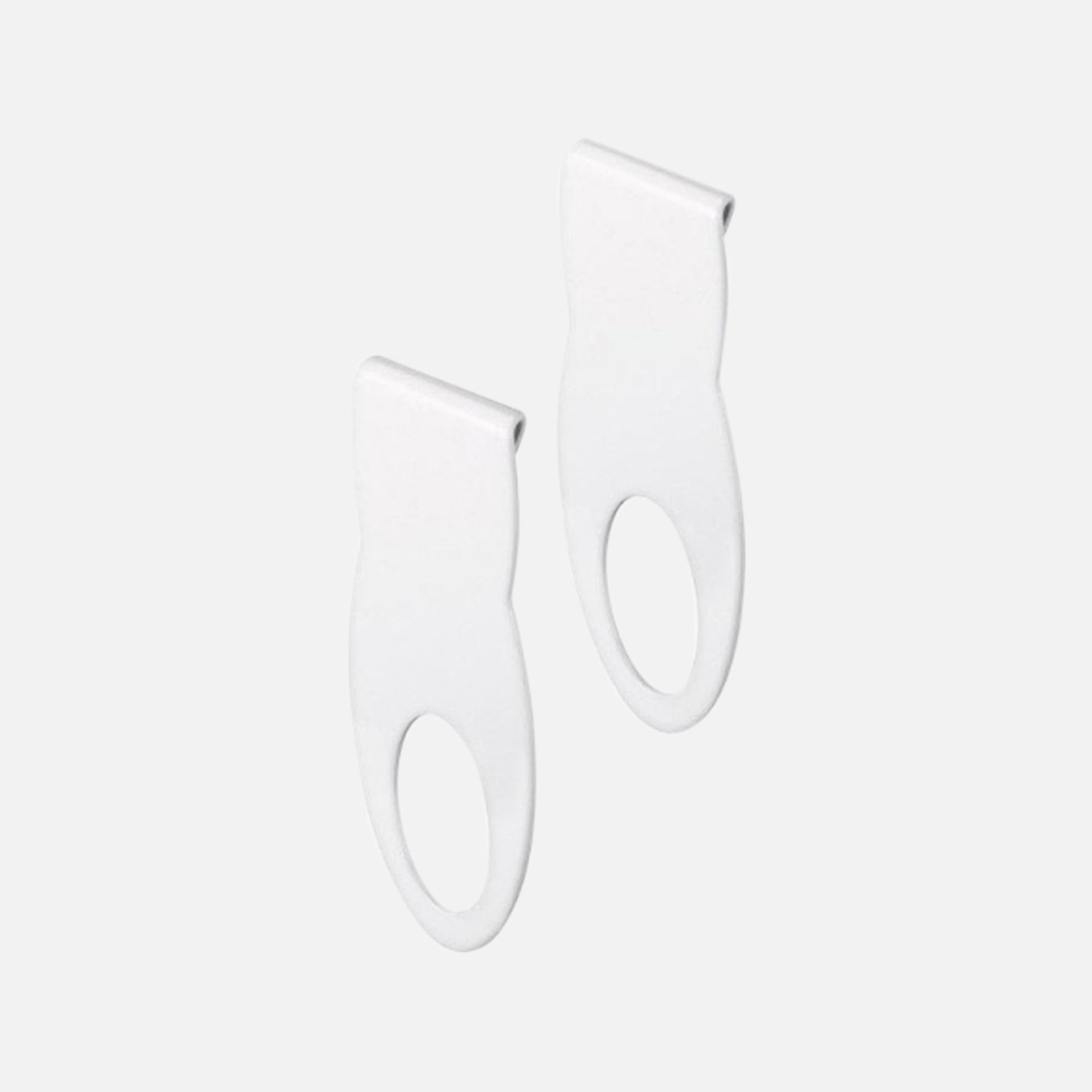 Clothes Rail Hang Brackets White (Pair) | Shelving Shop