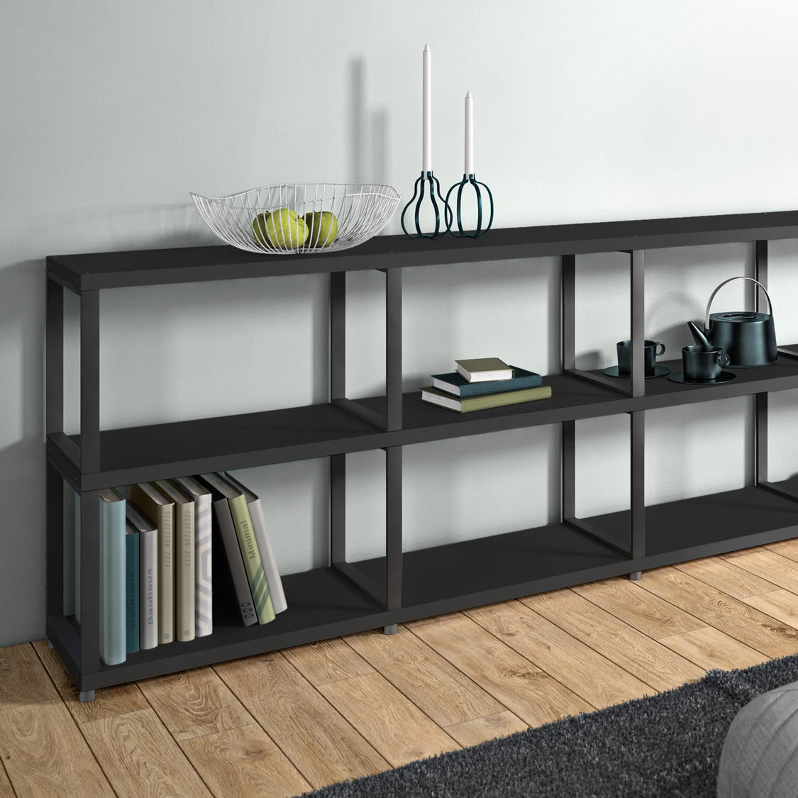 Boon MAXX Metal Black & Black 4x2 | Shelving Shop