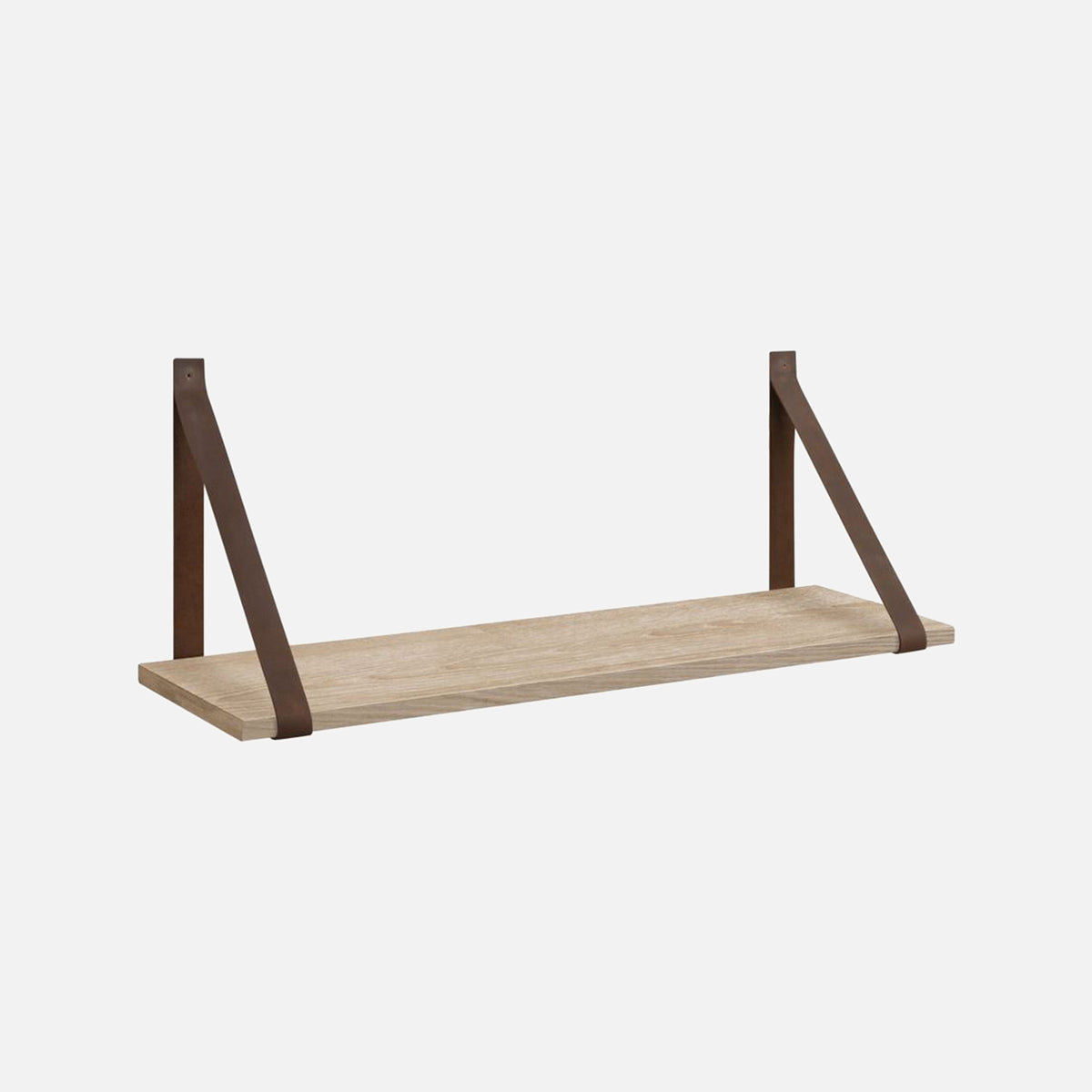 Loop Brackets & Oak Sand Shelf 600x200x19mm | Shelving Shop