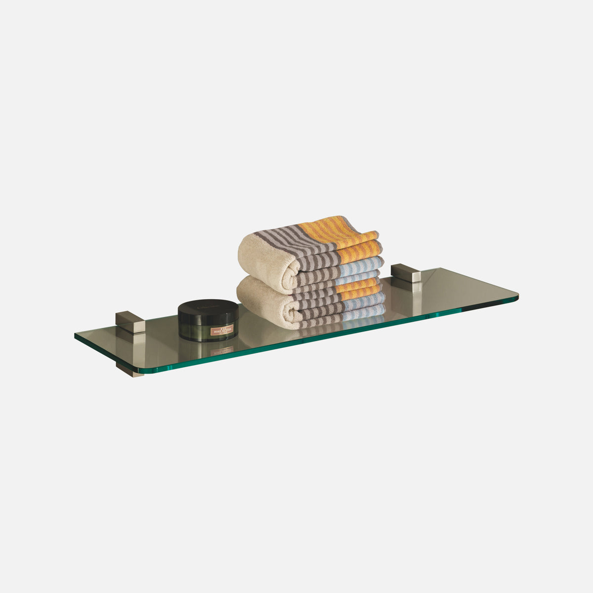 Quadro Maxi Glass Shelf Kit 800x200x8mm | Shelving Shop