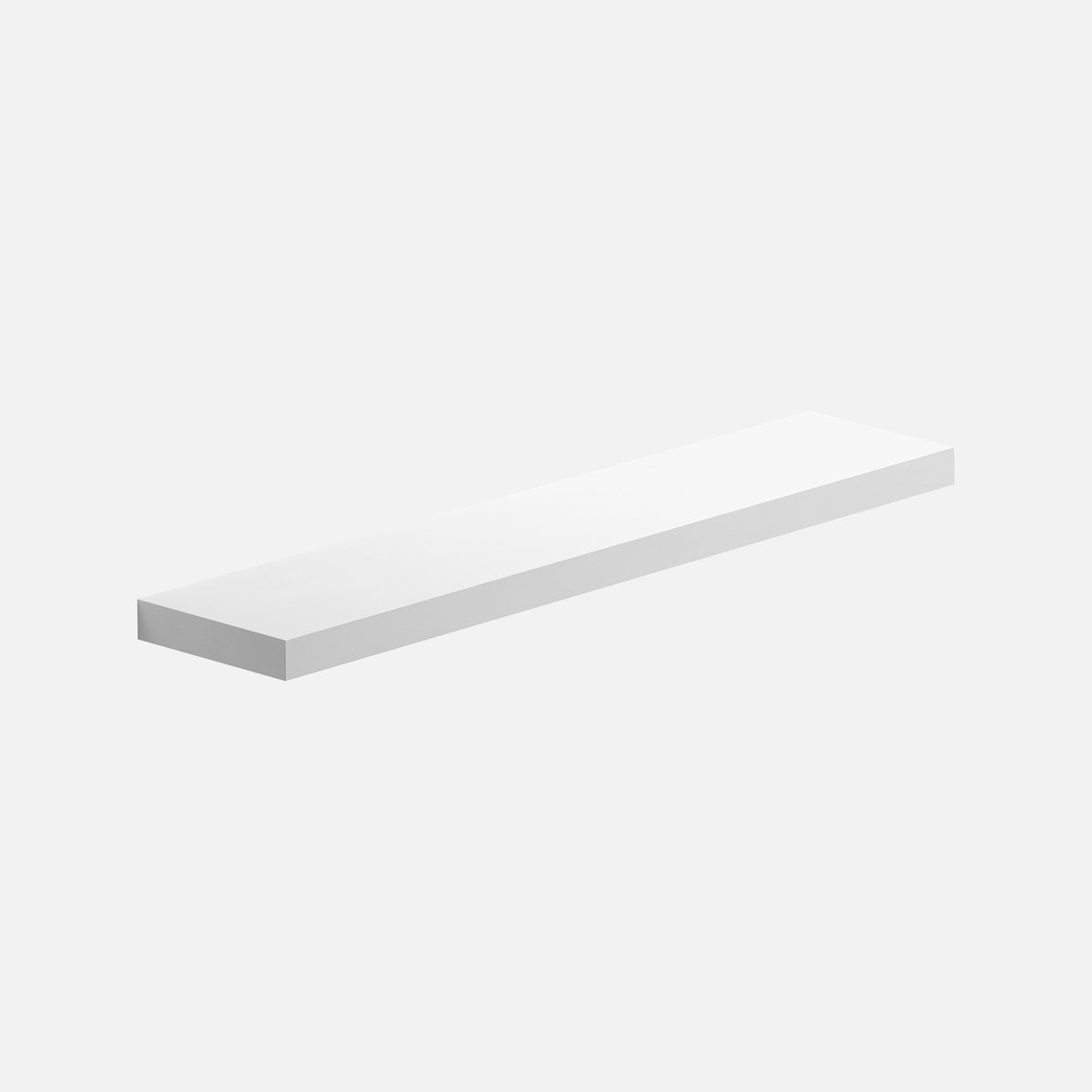 Floating Shelf Deep Matte White 1200x300x50mm – Shelving Shop