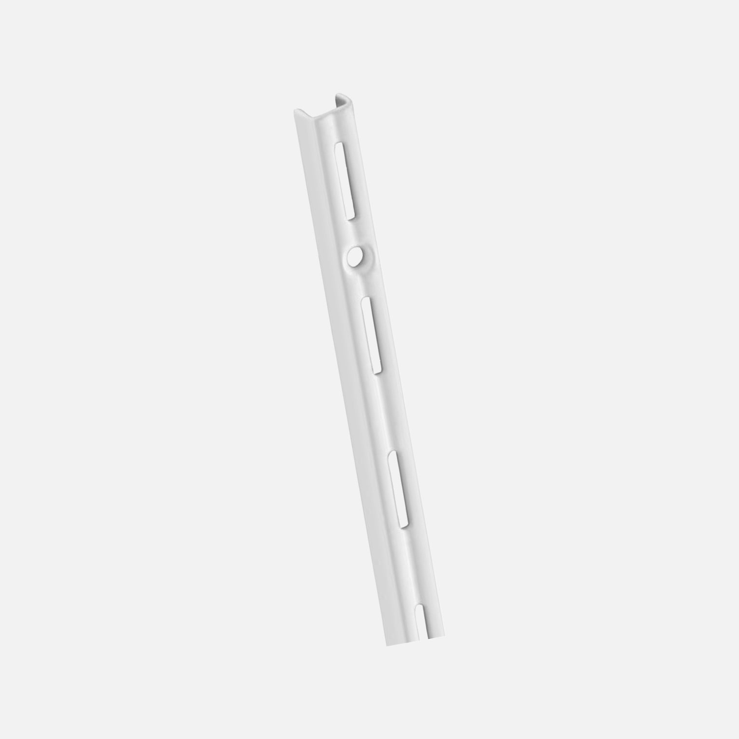 Single Slot 50mm Pitch Upright White 1995mm | Shelving Shop