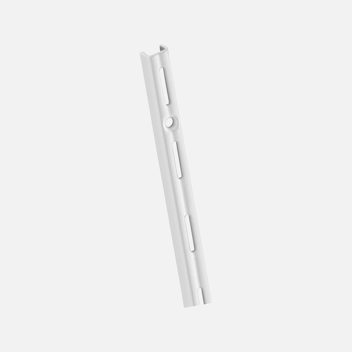 Single Slot 50mm Pitch Upright White 845mm | Shelving Shop